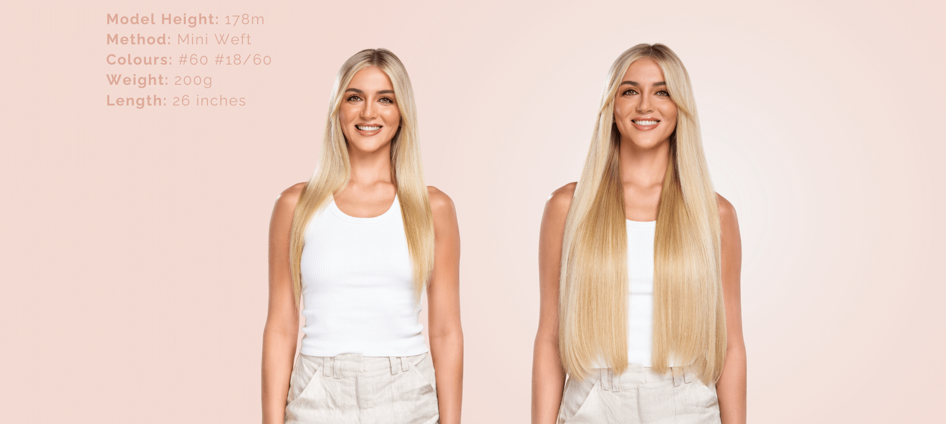 22 Inch Micro Bead Hair Extensions (I-Tips) | Sophia Hair Australia