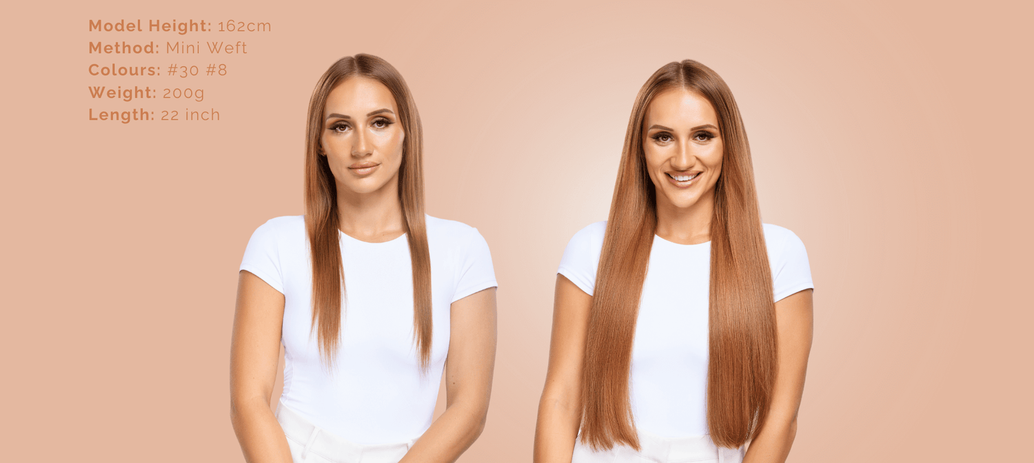 22 Inch Micro Bead Hair Extensions (I-Tips) | Sophia Hair Australia